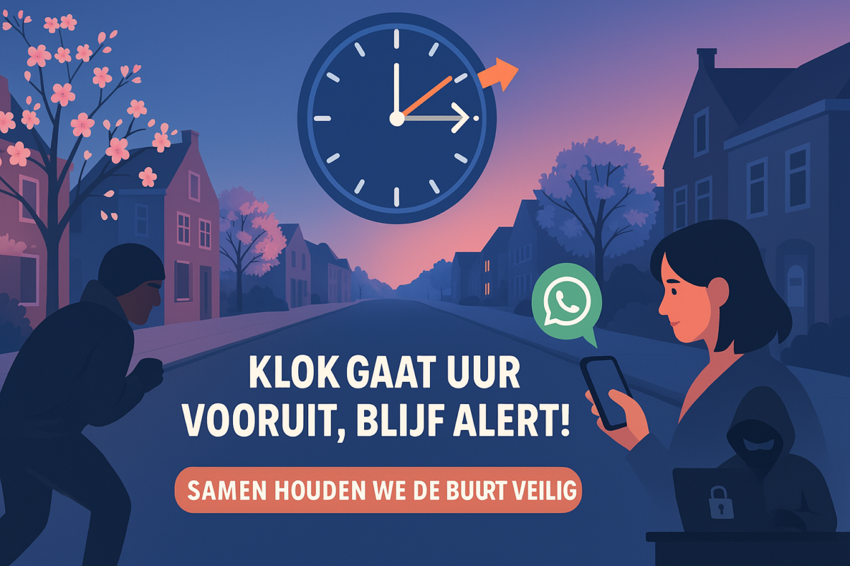 Zomertijd: Langer licht, maar blijf alert op criminaliteit - WABP